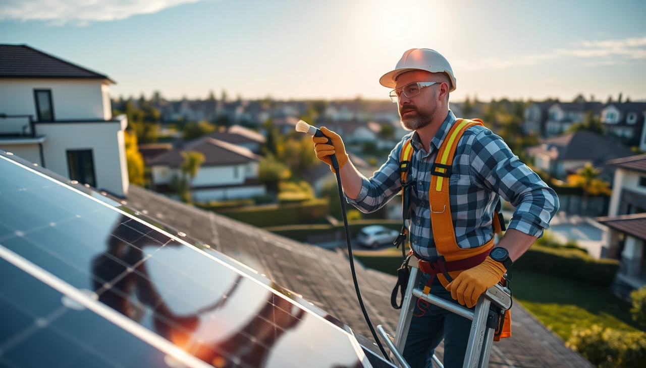 How To Start A Solar Panel Cleaning Business | Merchant Alternatives